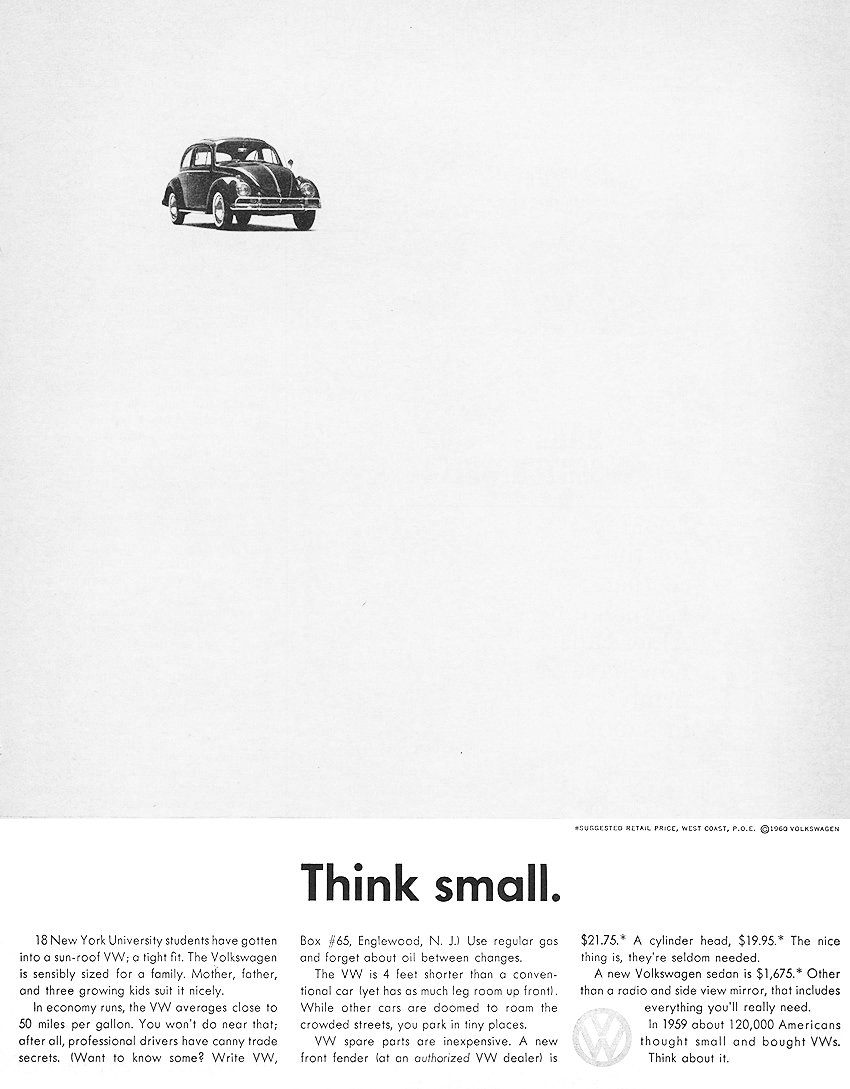 William Bernbach Advertising. | brief-er.
